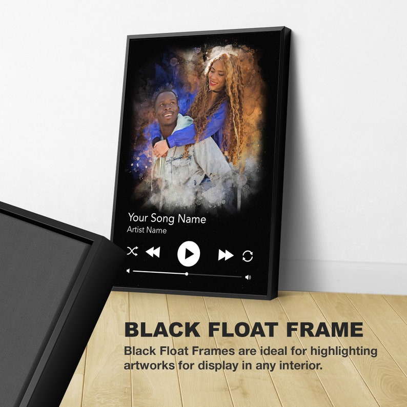 Custom Album Cover Portrait Custom Song Couples Portrait Our - Etsy