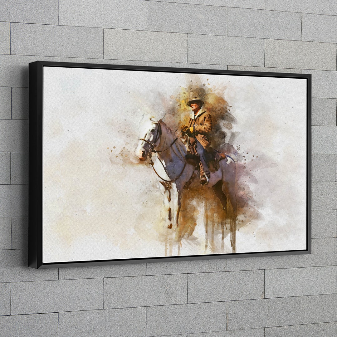 Custom Horse Watercolour Custom Drawing Horse Portrait From Photo ...