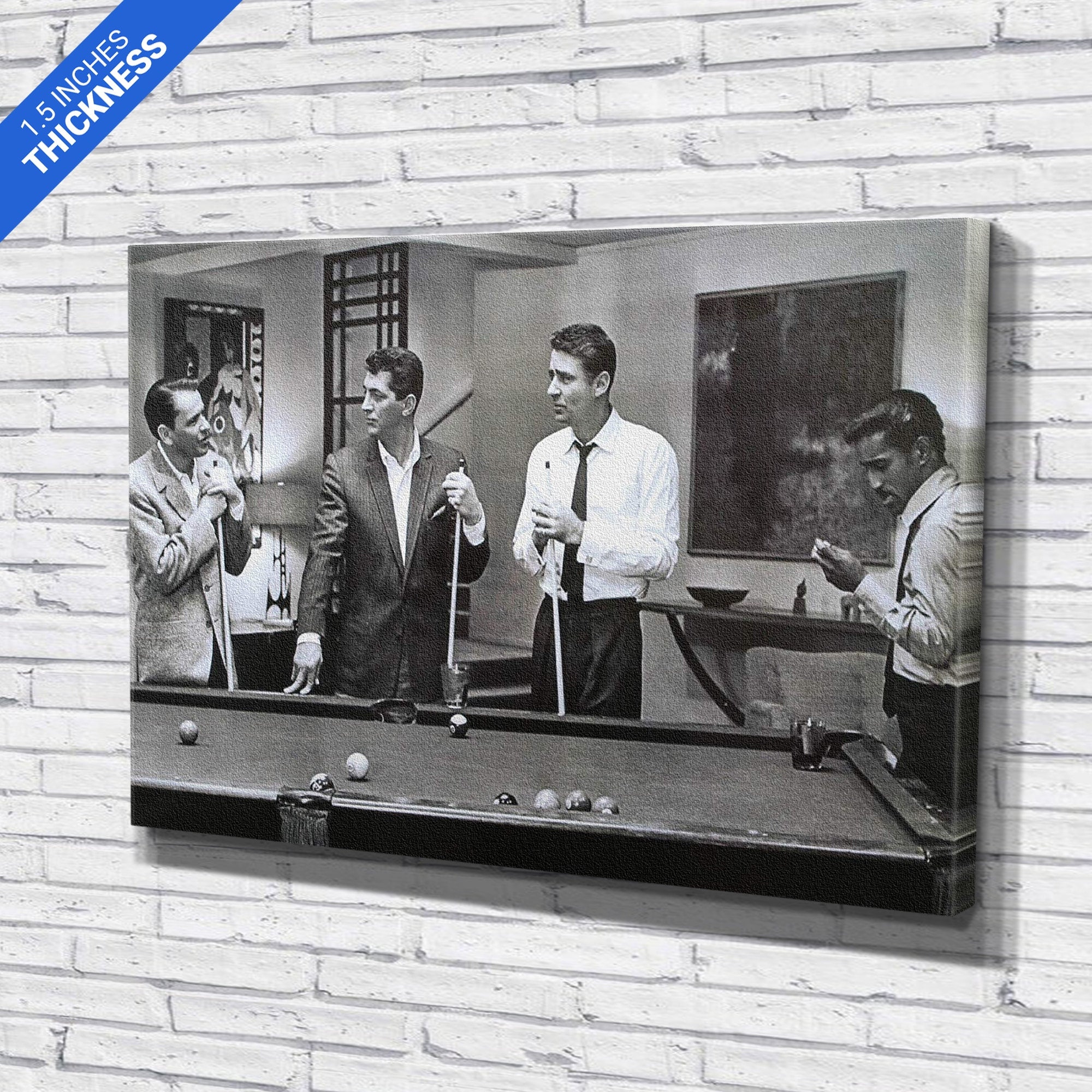 The Rat Pack Playing Pool Canvas Art Wall Art Home Decor | Etsy