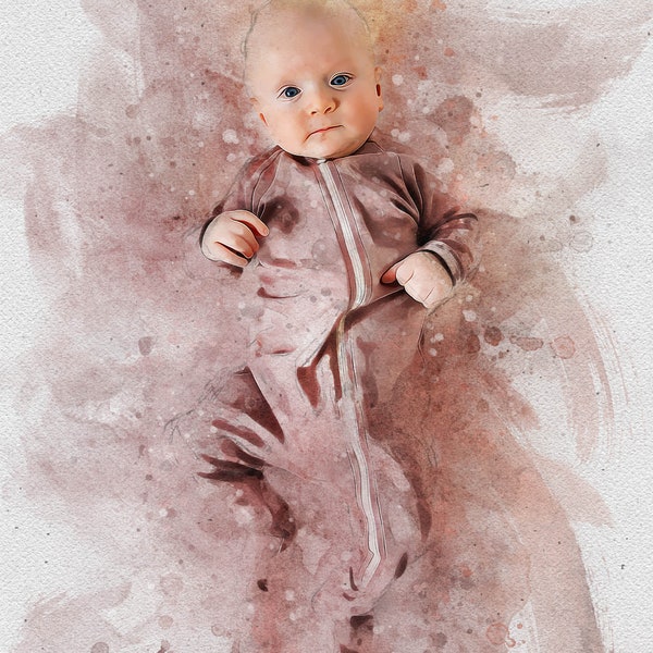 Custom Baby Canvas - Etsy