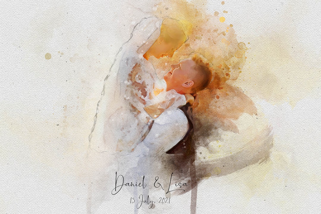 Custom Watercolor Painting From Your Photo, Personalized Watercolor ...