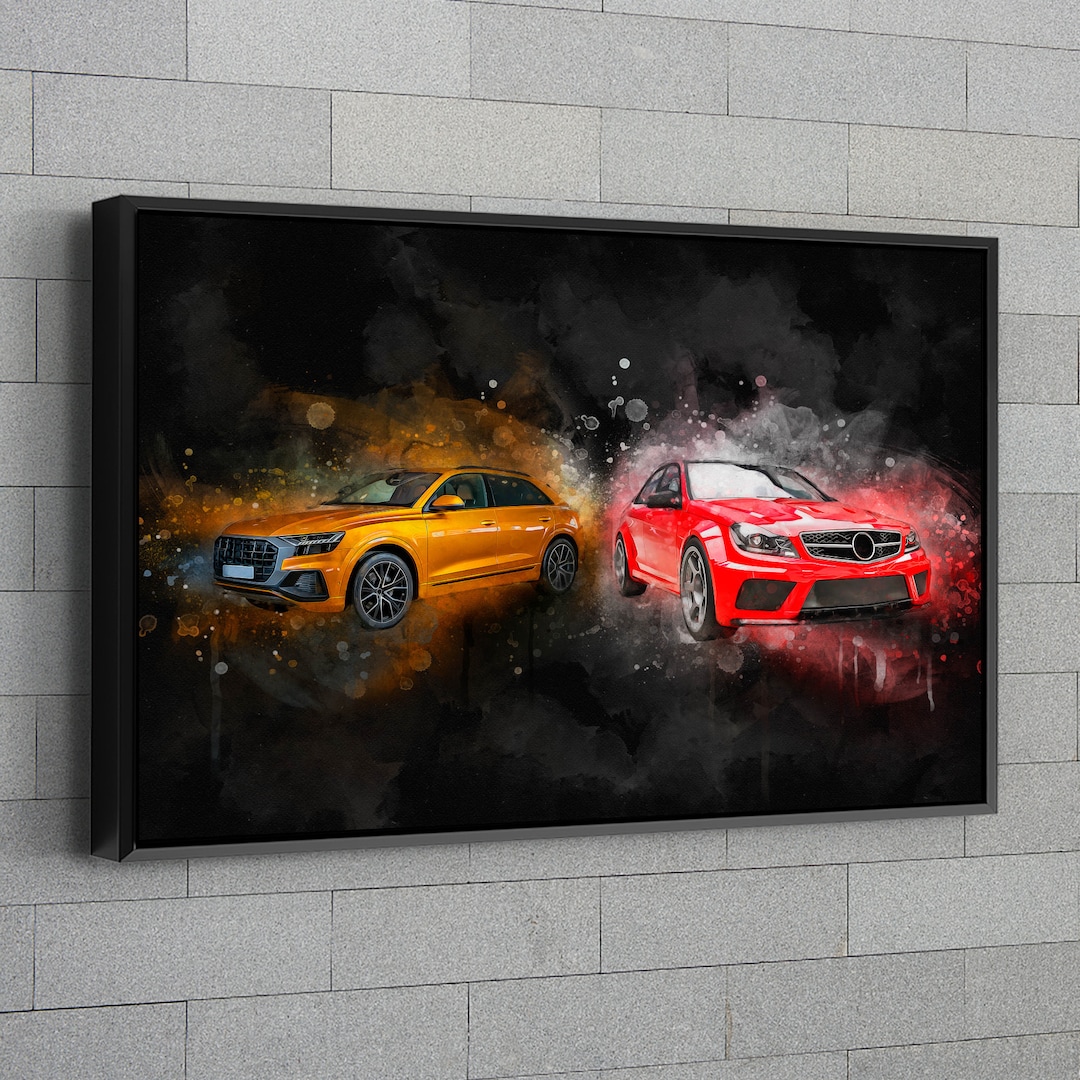 Custom Car Portrait | Combine Pictures | Merging Photos of Car ...
