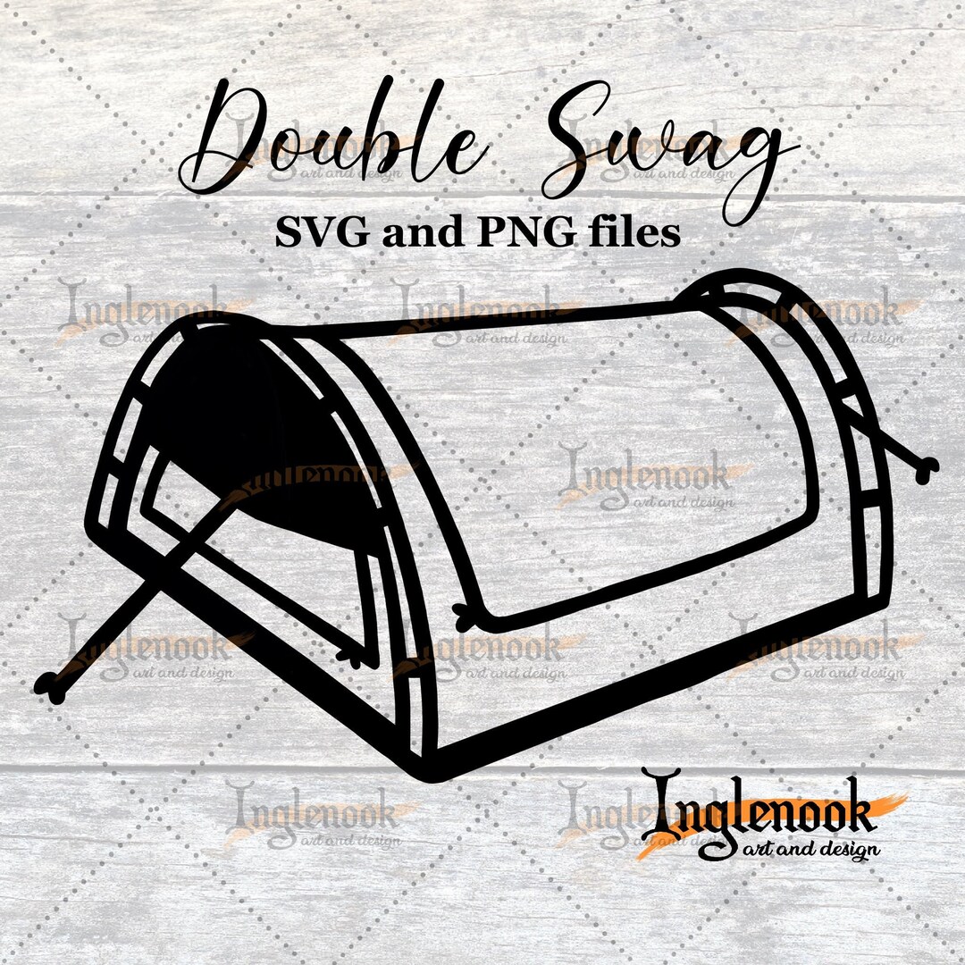 Double Swag SVG and PNG Cut File - Etsy