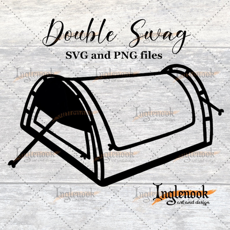 Double Swag SVG and PNG Cut File - Etsy
