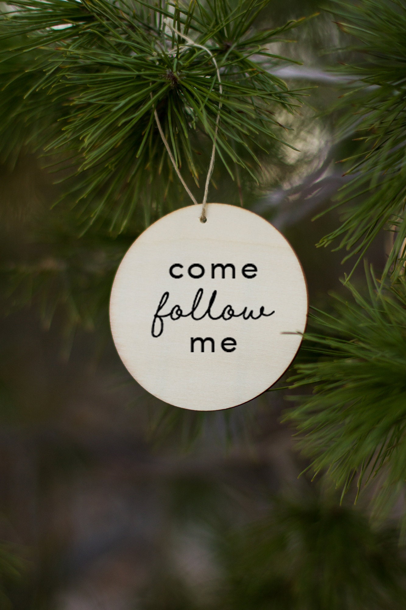 Come Follow Me Ornament, Christ Centered Christmas Gift, Primary Kids ...