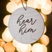 Hear Him Ornament Primary Kids Gift Relief Society Gift LDS - Etsy