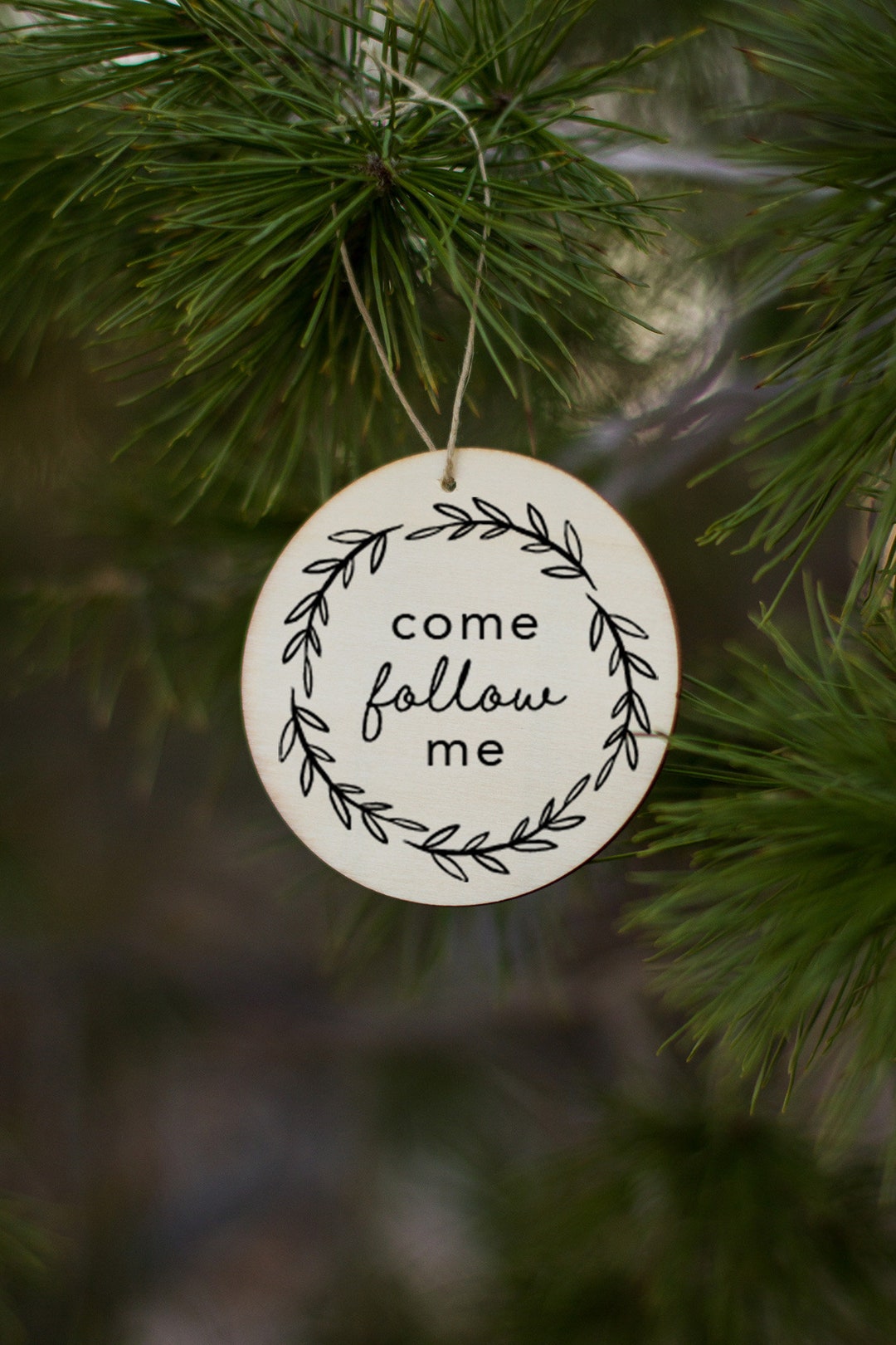 Come Follow Me Ornament, Christ Centered Christmas Gift, Primary Kids ...