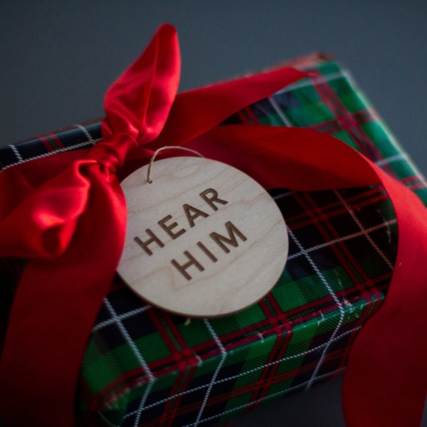 Hear Him Ornament - Etsy
