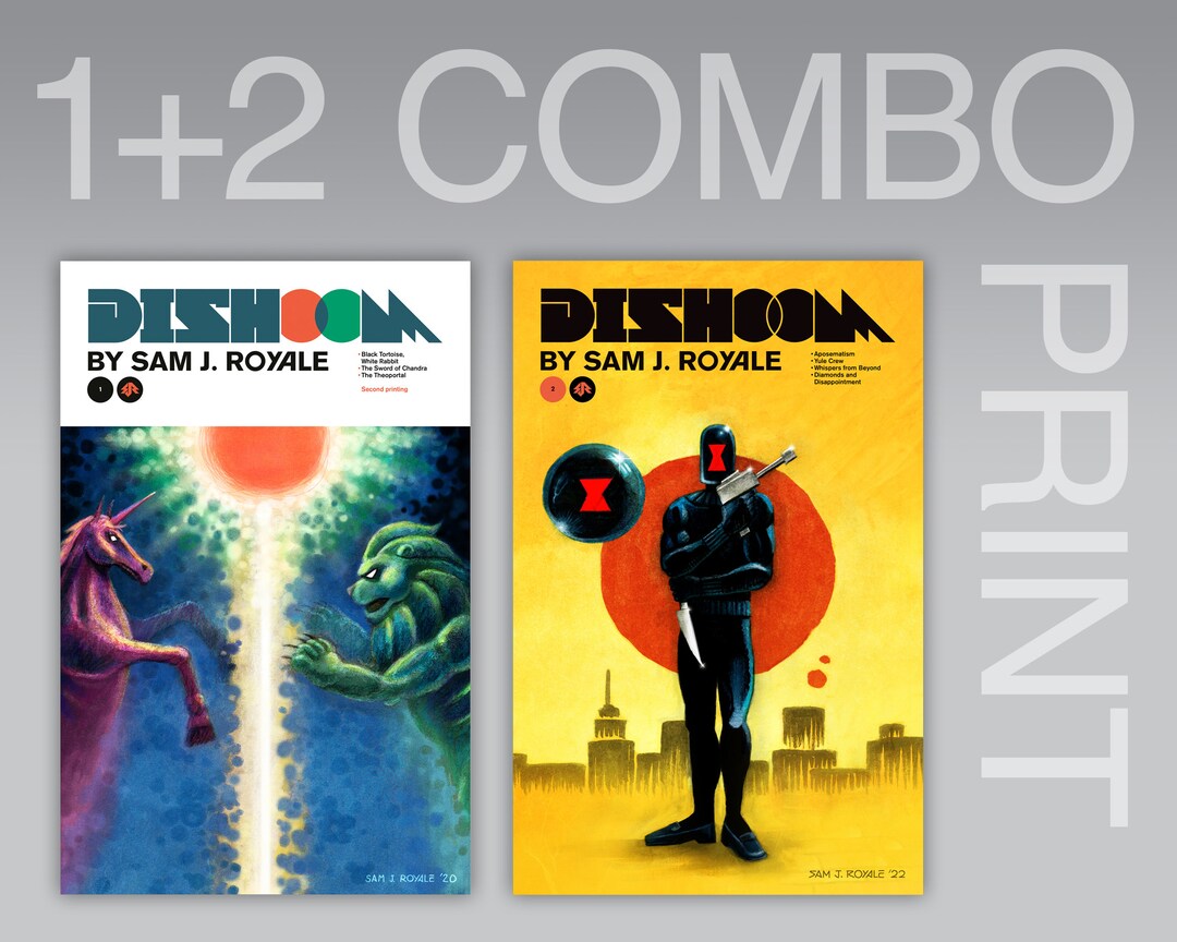 Dishoom #1 + #2 Combo - Print - Etsy