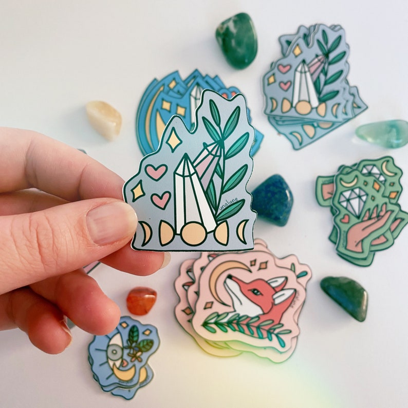 Stickers, Labels & Tags Paper Magic Diamond Journal Planner Laptop ...