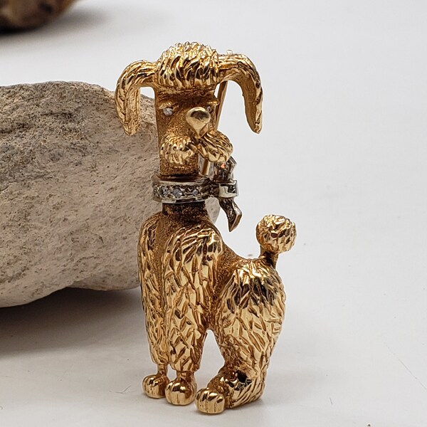 Poodle Dog Pin - Etsy