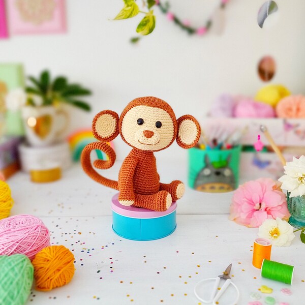 Monkey Crochet Pattern - Etsy