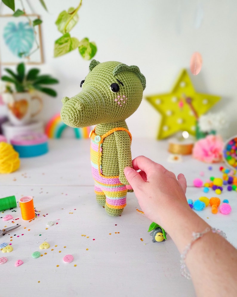 Milo Cocodrilo Patrón Amigurumi - Etsy
