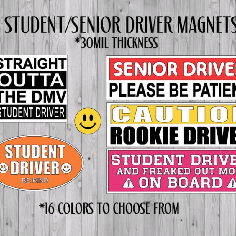 New Driver Sticker - Etsy