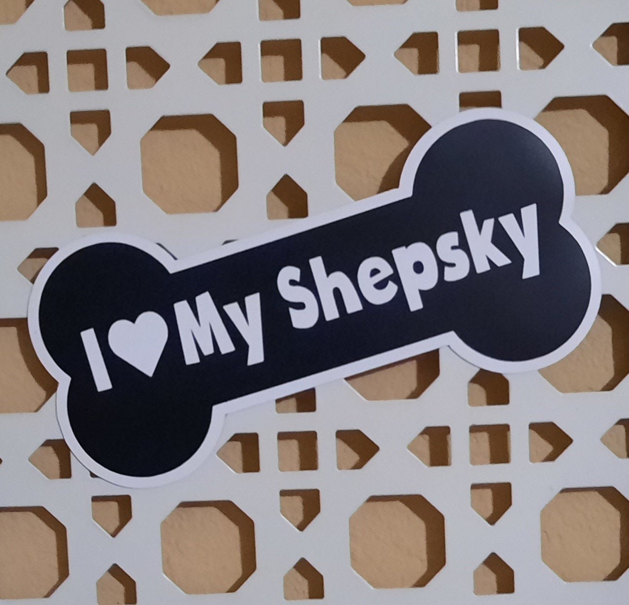 Custom Car Magnet, Dog Bone Car Magnet, Paws on Board Magnet - Etsy