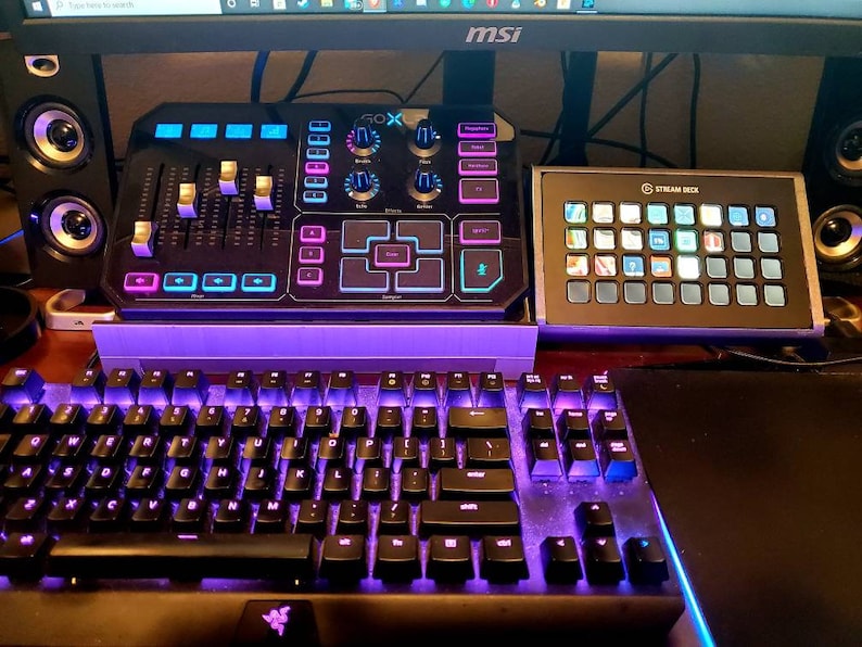 Goxlr + 32 Key Stream Deck Xl Holder - Etsy
