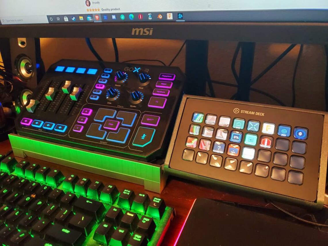 Goxlr + 32 Key Stream Deck Xl Holder - Etsy