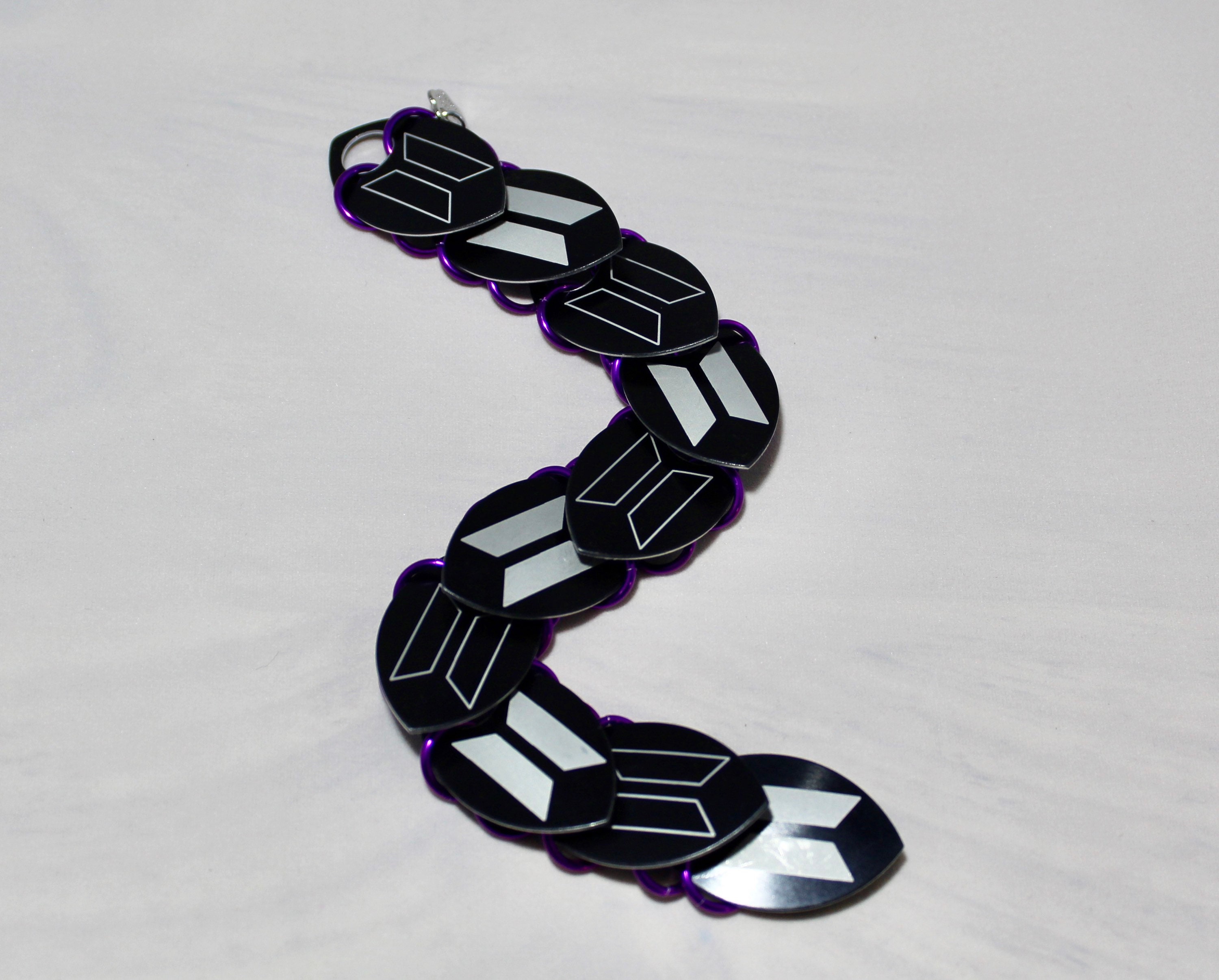 BTS Fan Made Stretchy Chain Mail Bracelet Style A-1 - Etsy