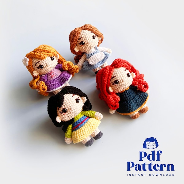 Princess Amigurumi Pattern - Etsy