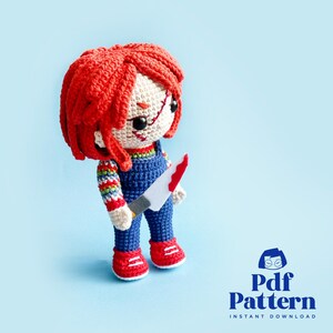 Crochet Doll Amigurumi Pattern Chucky, PDF Pattern, English, Spanish - Etsy