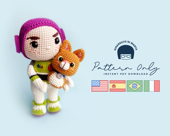 Crochet Doll Amigurumi Pattern Space Ranger / PDF Pattern - Etsy