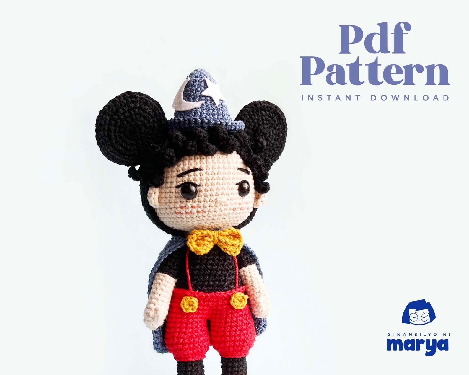 Crochet Doll Amigurumi Pattern Mimi and Mikey, PDF Pattern, English - Etsy
