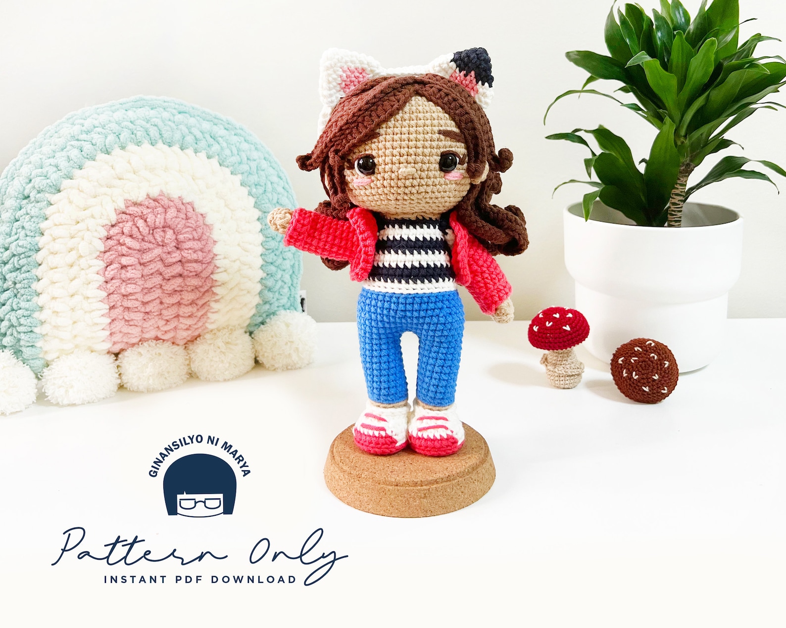 Crochet Doll Amigurumi Pattern Gabby / PDF Pattern - Etsy