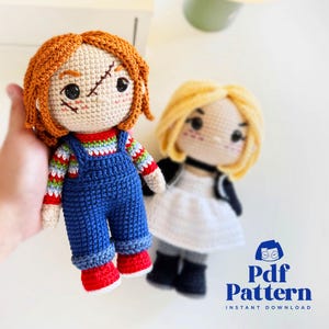 Crochet Doll Amigurumi Pattern Chucky Doll, PDF Pattern, English ...