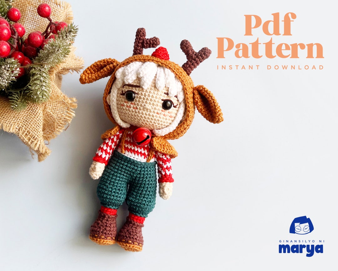 Crochet Doll Amigurumi Pattern Bambi, PDF Pattern, English - Etsy