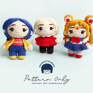 Amigurumi Pattern Girl Friends Crochet Doll PDF Pattern - Etsy