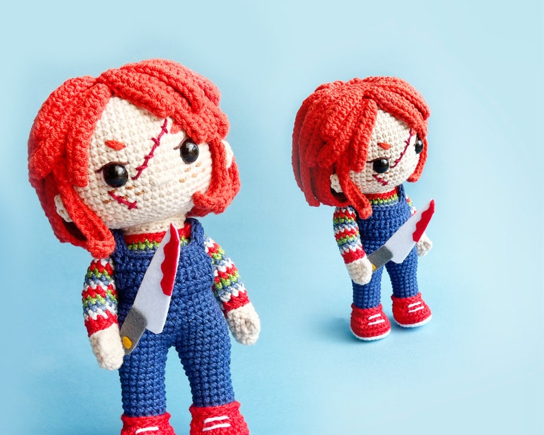 Crochet Doll Amigurumi Pattern Chucky PDF Pattern English - Etsy