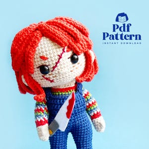 Crochet Doll Amigurumi Pattern Chucky, PDF Pattern, English, Spanish - Etsy