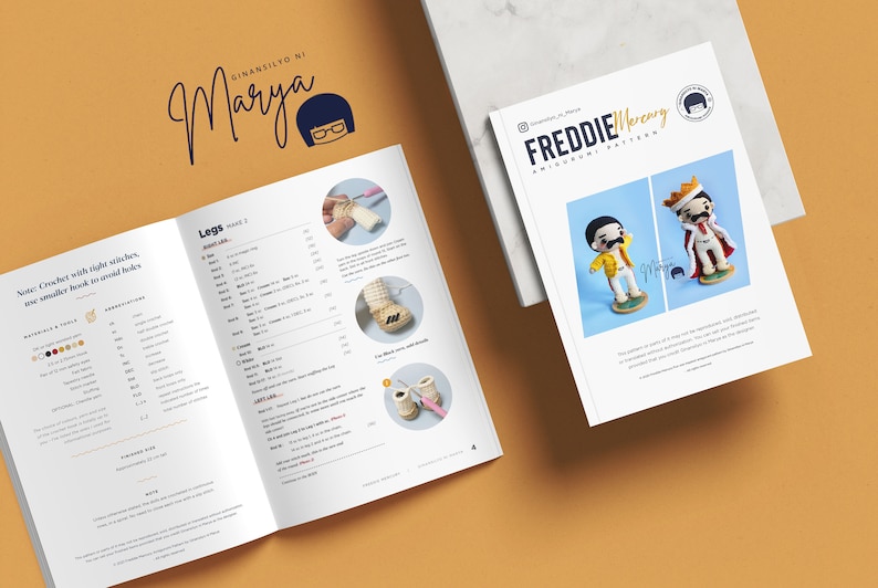 Crochet Doll Amigurumi Pattern Freddie PDF Pattern English - Etsy