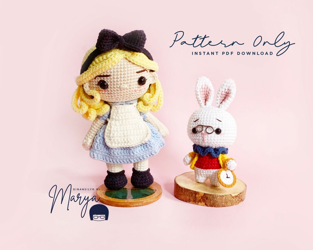 Crochet Doll Amigurumi Pattern Alize's Adventure, PDF Pattern, English ...