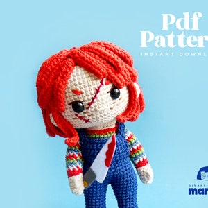 Crochet Doll Amigurumi Pattern Chucky, PDF Pattern, English - Etsy