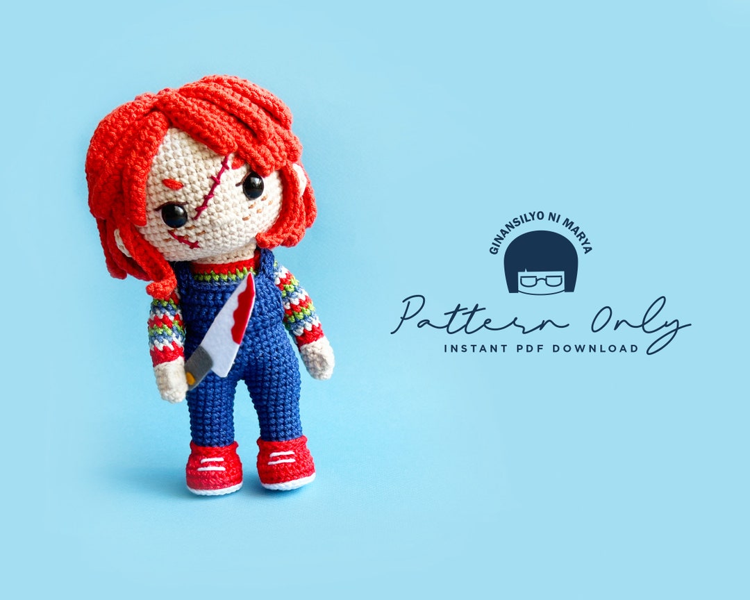 Crochet Doll Amigurumi Pattern Chucky PDF Pattern English - Etsy