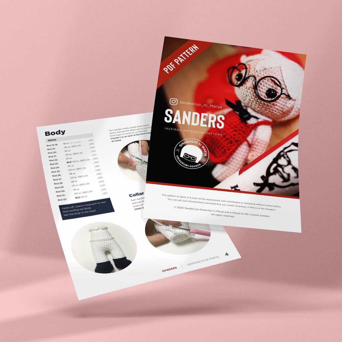 Crochet Doll Amigurumi Colonel Pattern PDF Pattern English - Etsy