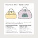Carpet Bag Pattern L PDF Sewing Pattern L Includes Two Sizes L Instant ...