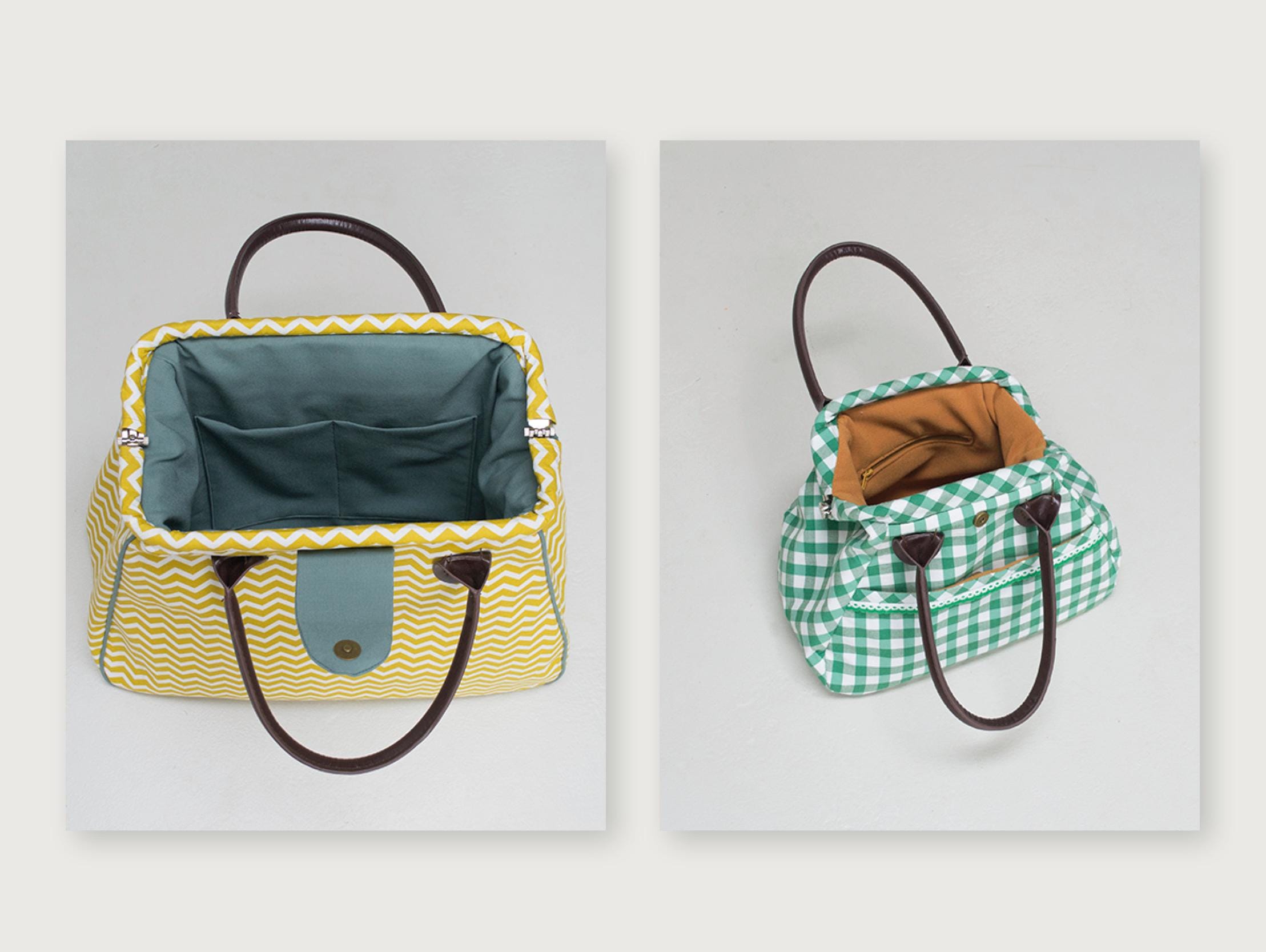Carpet Bag Pattern L PDF Sewing Pattern L Includes Two Sizes L Instant ...