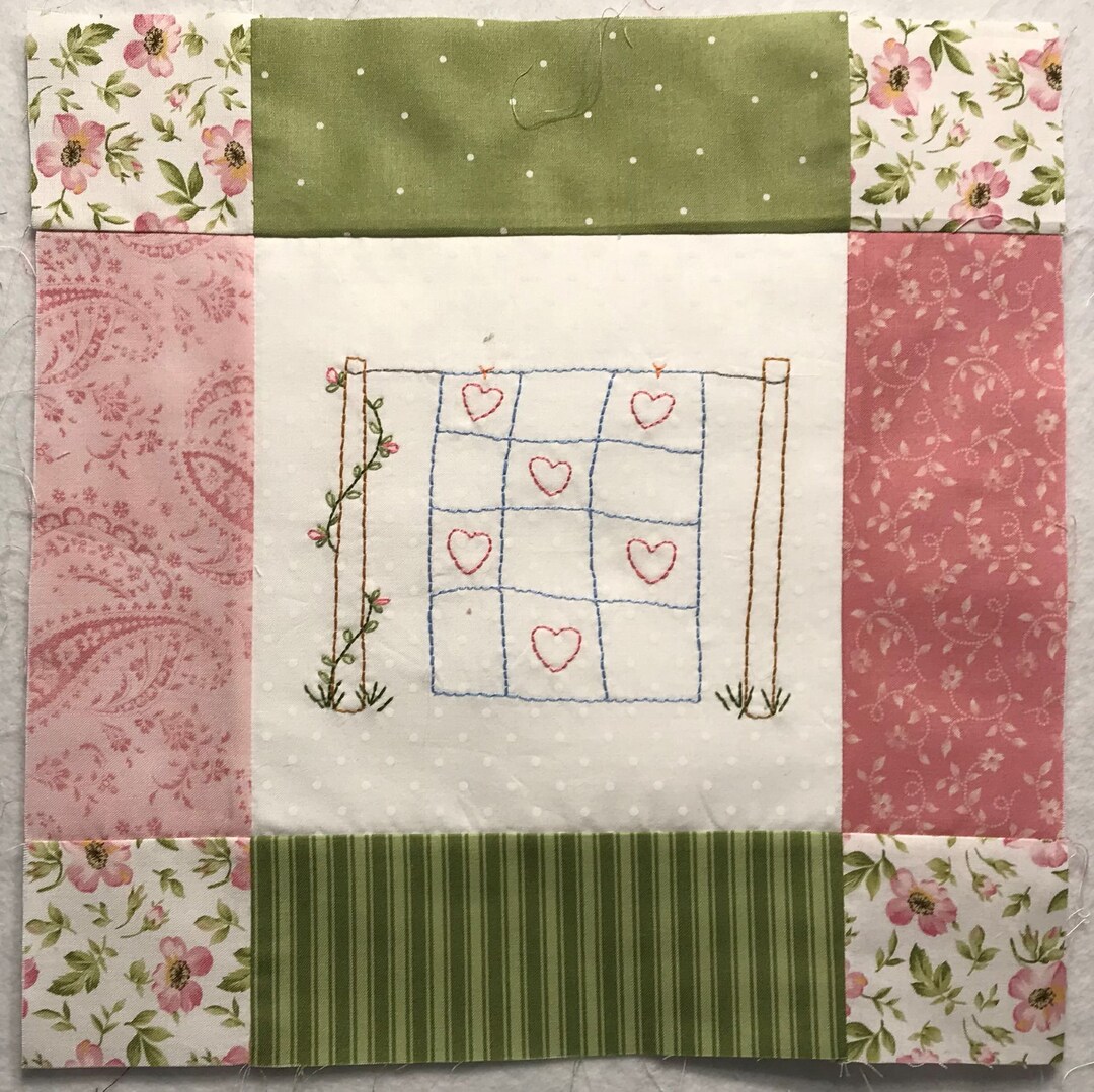 Let's Stay Home 2021 Block of the Month Block 5 - Etsy