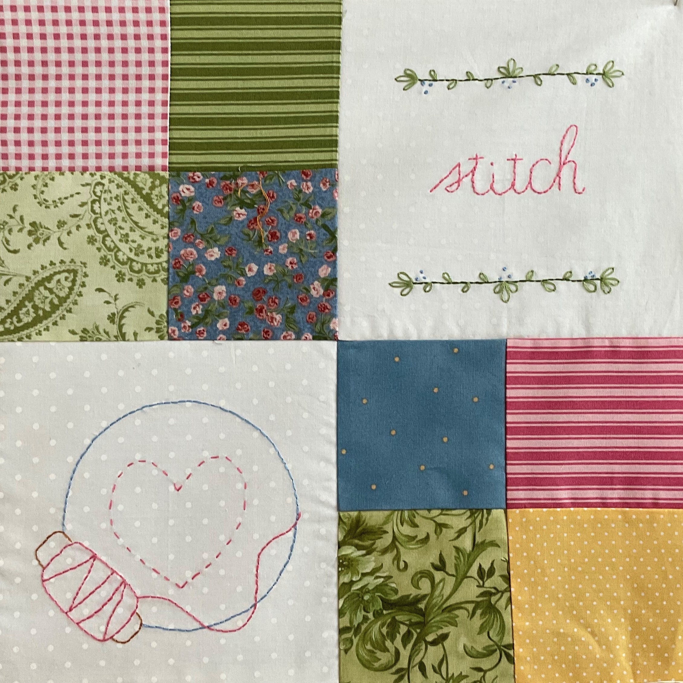 Let's Stay Home 2021 Block of the Month Block 8 - Etsy