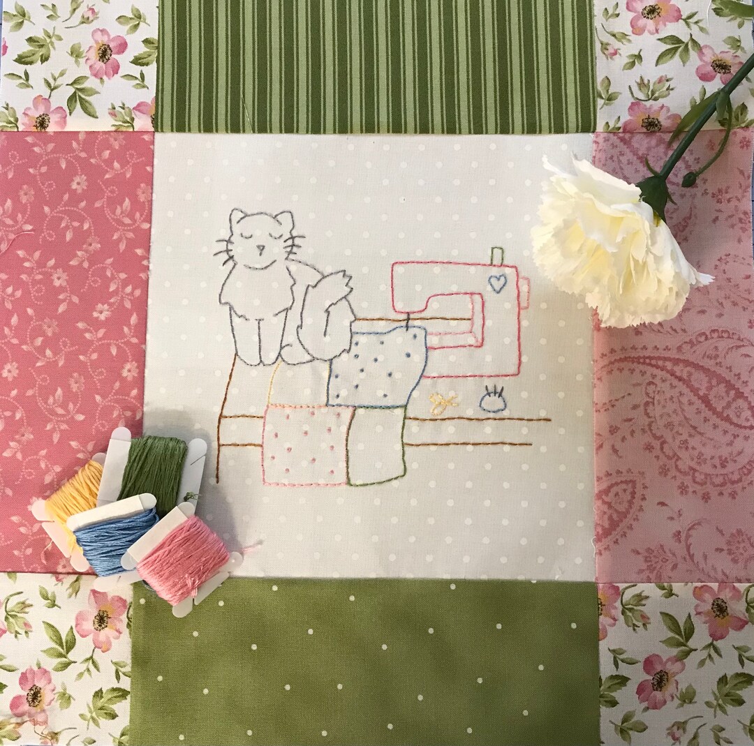 Let's Stay Home 2021 Block of the Month Block 1 - Etsy