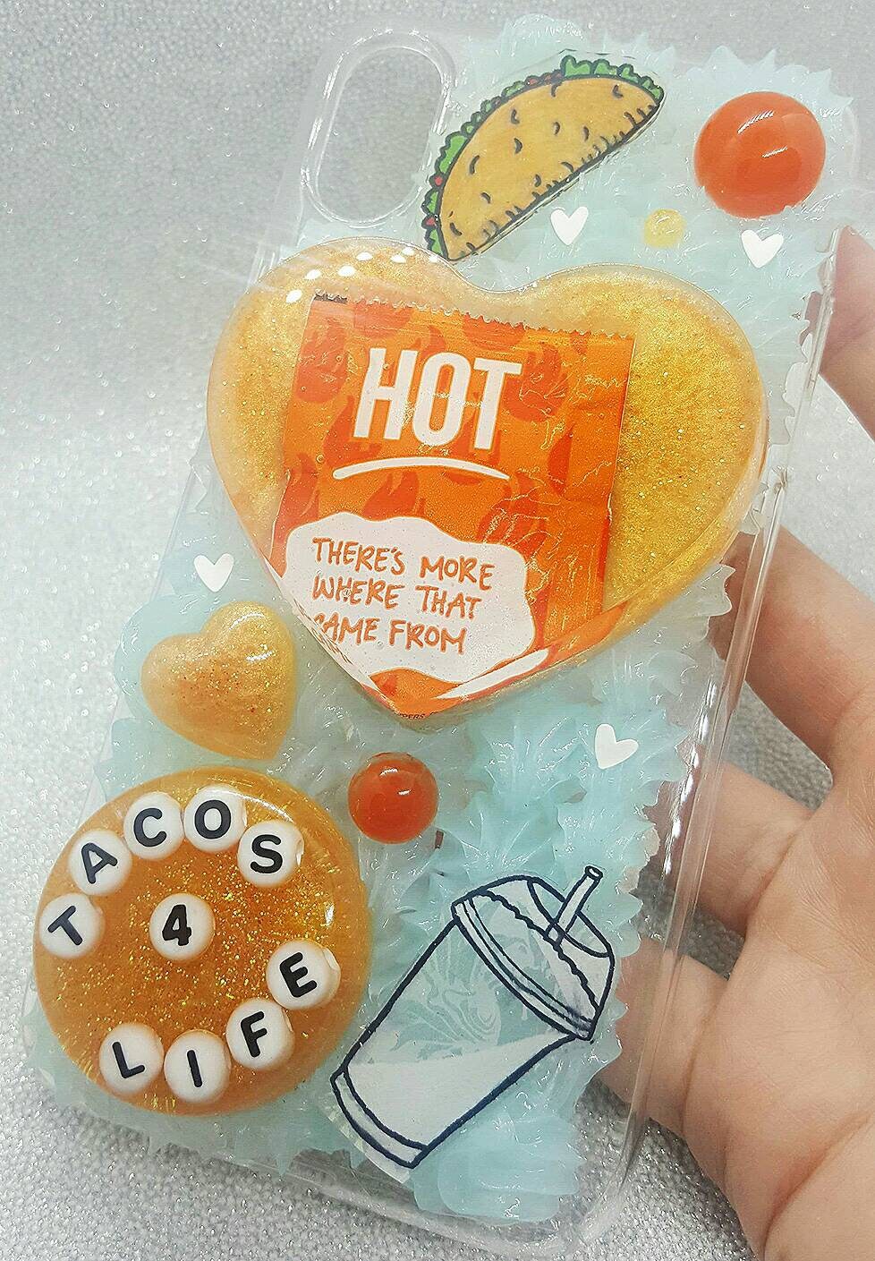 Real Hot Sauce Packet Taco Lover Custom Phone Case for Iphone - Etsy