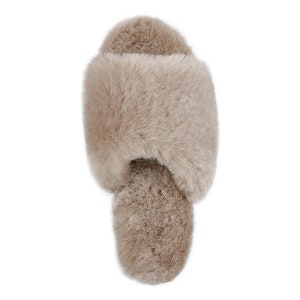 Women Aesthetic Sheepskin Sliders Slippers 36-42, 100 % Sheep Wool Mule ...
