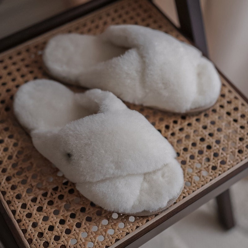 Fluffy Slides - Etsy