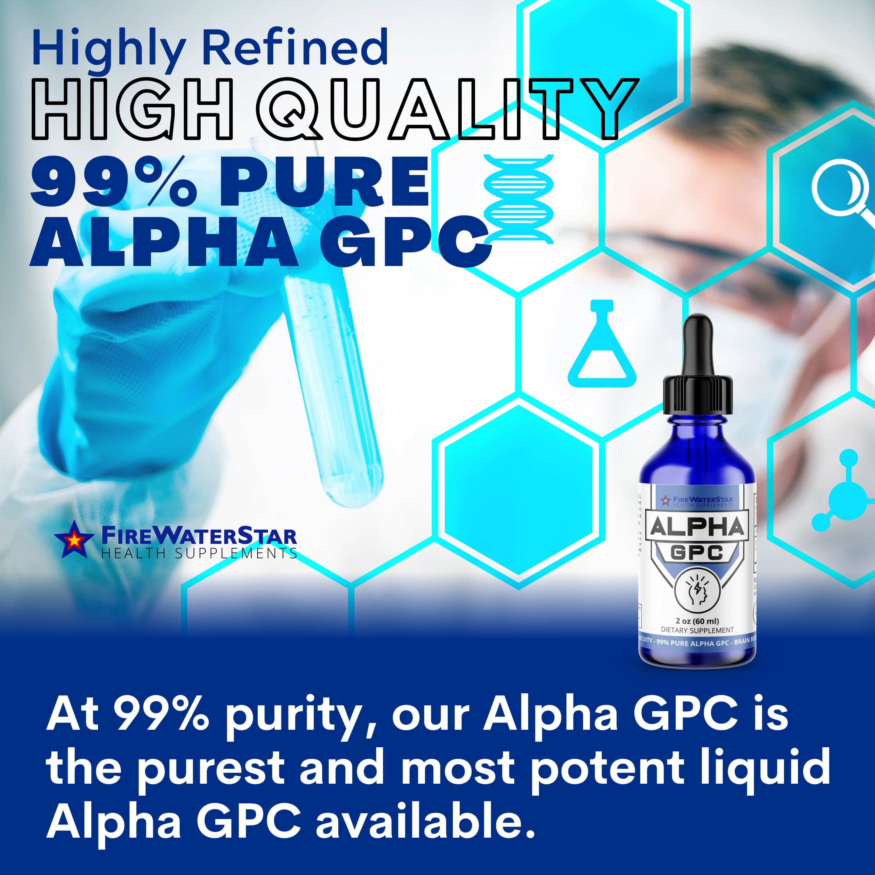 Alpha GPC Liquid Drops 99% Pure L-alpha-gpc 300mg 2oz - Etsy
