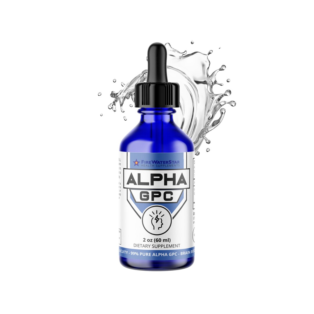 Alpha GPC Liquid Drops 99% Pure L-alpha-gpc 300mg 2oz - Etsy