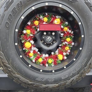Easter Wreaths Door Wall Car Jeep Wrangler Spare Tire Decor Gladiator ...