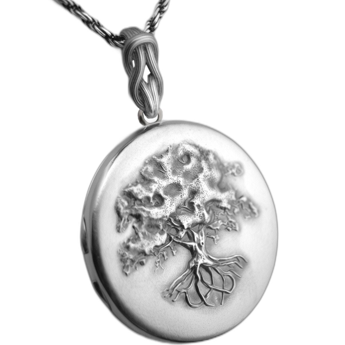 Tree of Life One-of-a-kind Locket Pendant Made in Solid Sterling Silver ...
