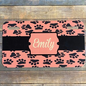 Customized Metal MINI License Plates for Your Furry Babies - PET Name 4 ...
